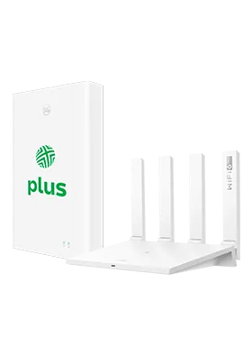 Zowee 5G CPE MAX 5 + HUAWEI WiFi AX3 biały | Plus